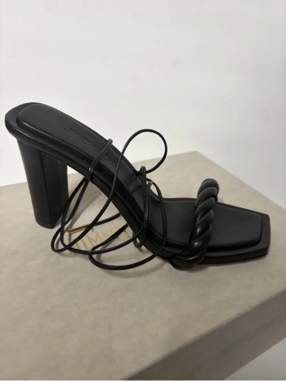 Jimmy Choo | Shoes | Jimmy Choo Diosa 85 Luxe Nappa Leather Sandals In ...